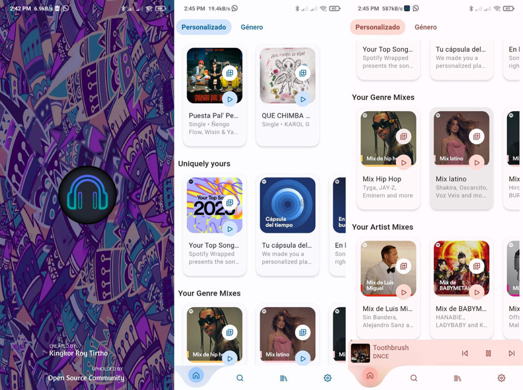 Spotube: una app gratis que combina Spotify y YouTube Music