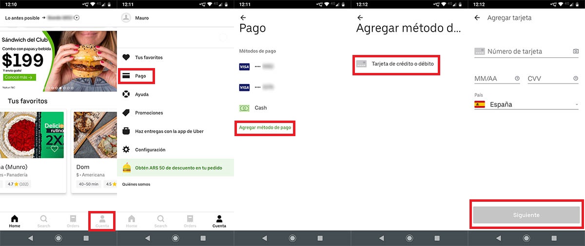 Cómo configurar la aplicación de Uber Eats para evitar problemas