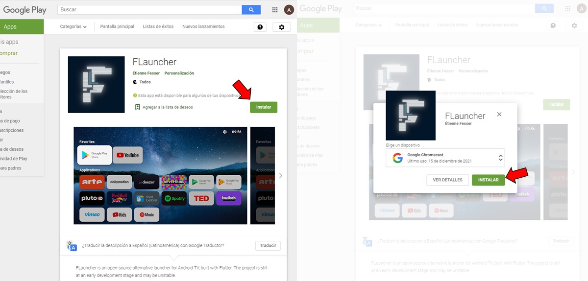 FLauncher: el mejor launcher libre para Android TV