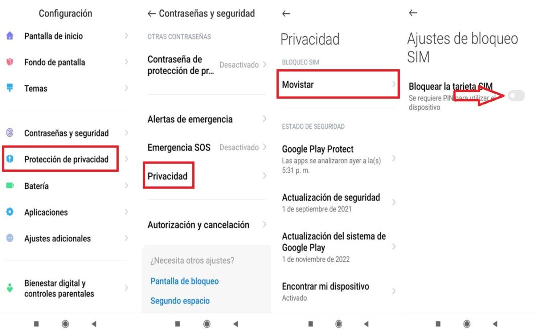 Cómo desactivar el PIN de una tarjeta SIM en Android