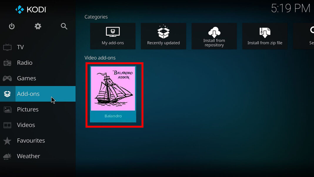 Cómo instalar Balandro en Kodi (2024): paso a paso