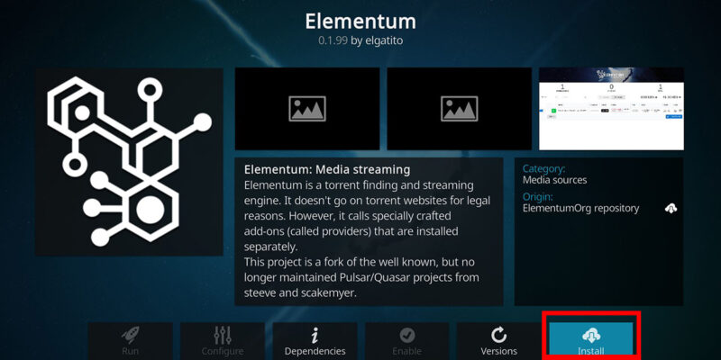Cómo instalar Elementum en Kodi (2025): paso a paso