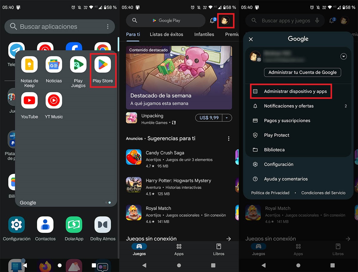 Cómo borrar el historial de Google Play Store: compras, búsquedas y más