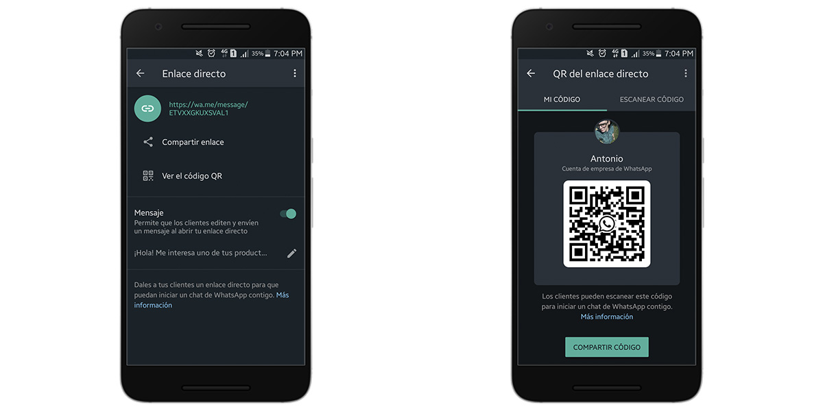 Cómo crear un código QR en WhatsApp Business