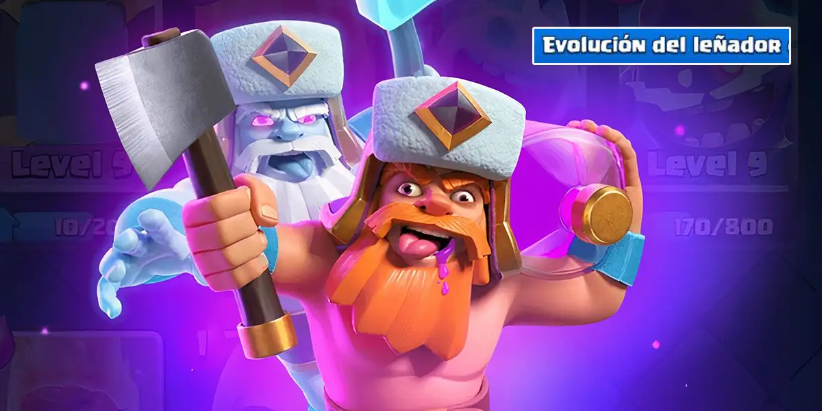 Desafío Evolución del Leñador: Los 5 mejores mazos para ganarlo