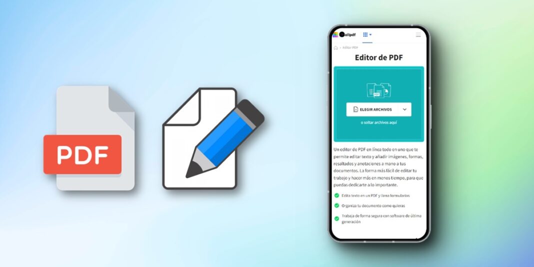Cómo editar un PDF desde Android sin necesidad de apps