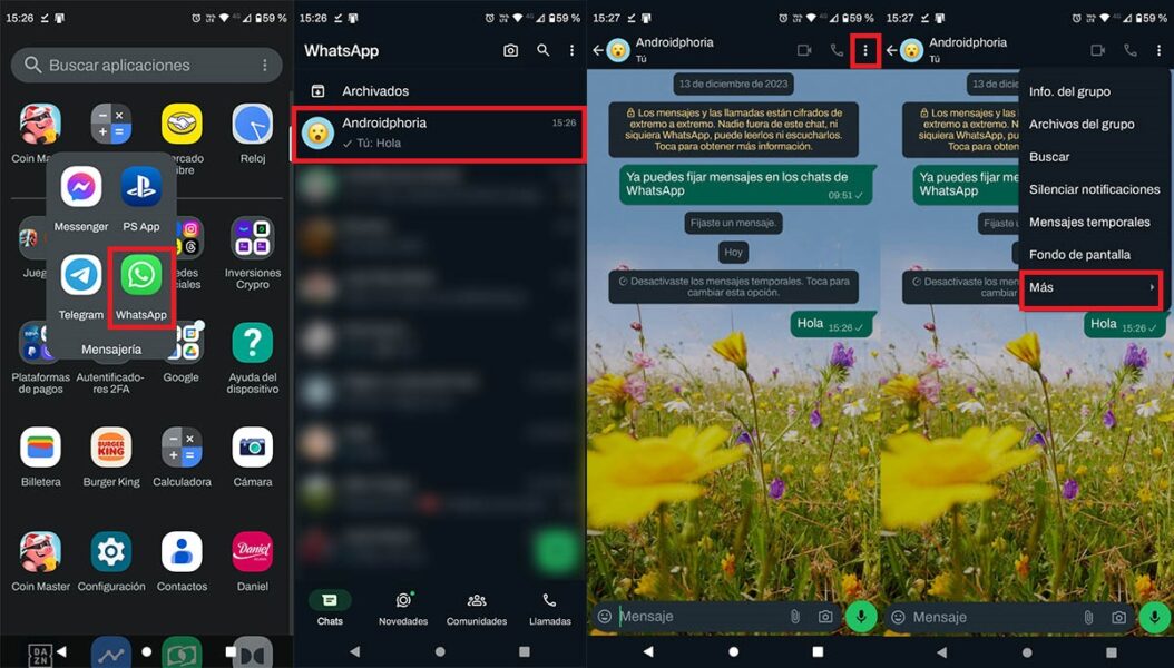 Cómo guardar una conversación de WhatsApp en PDF