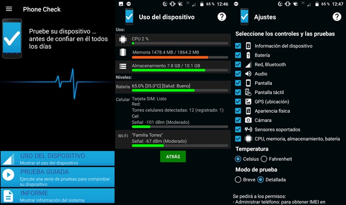 4 formas de comprobar que tu Android está funcionando bien