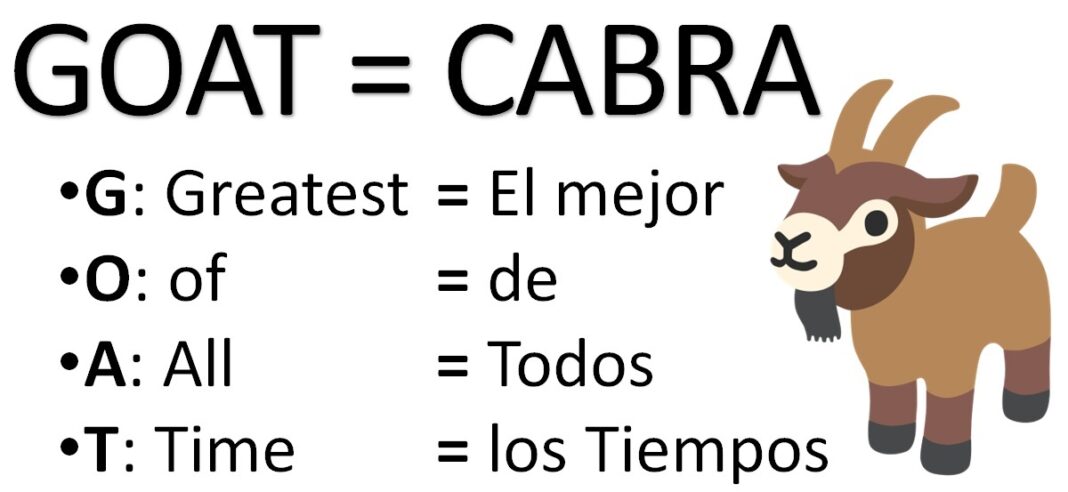 Qué significa ser la Cabra o el GOAT