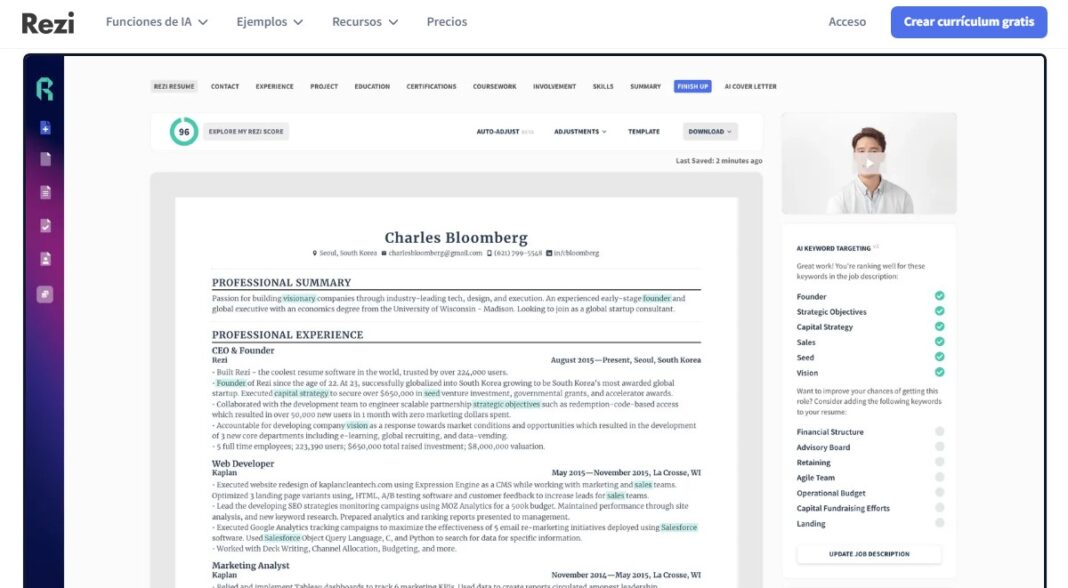 Las 5 mejores IA para crear tu curriculum vitae
