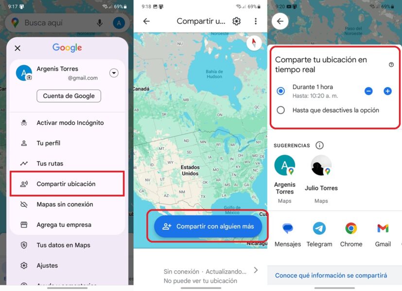 Cómo usar Google Maps para saber la ubicación de hijos en tiempo real