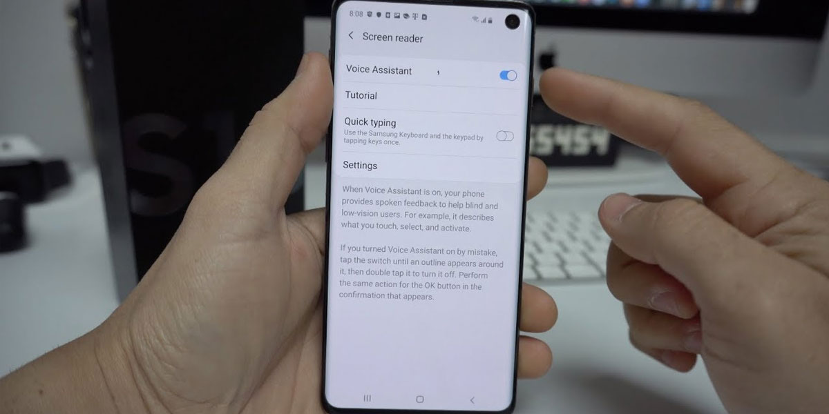 Cómo desactivar TalkBack en tu móvil Samsung