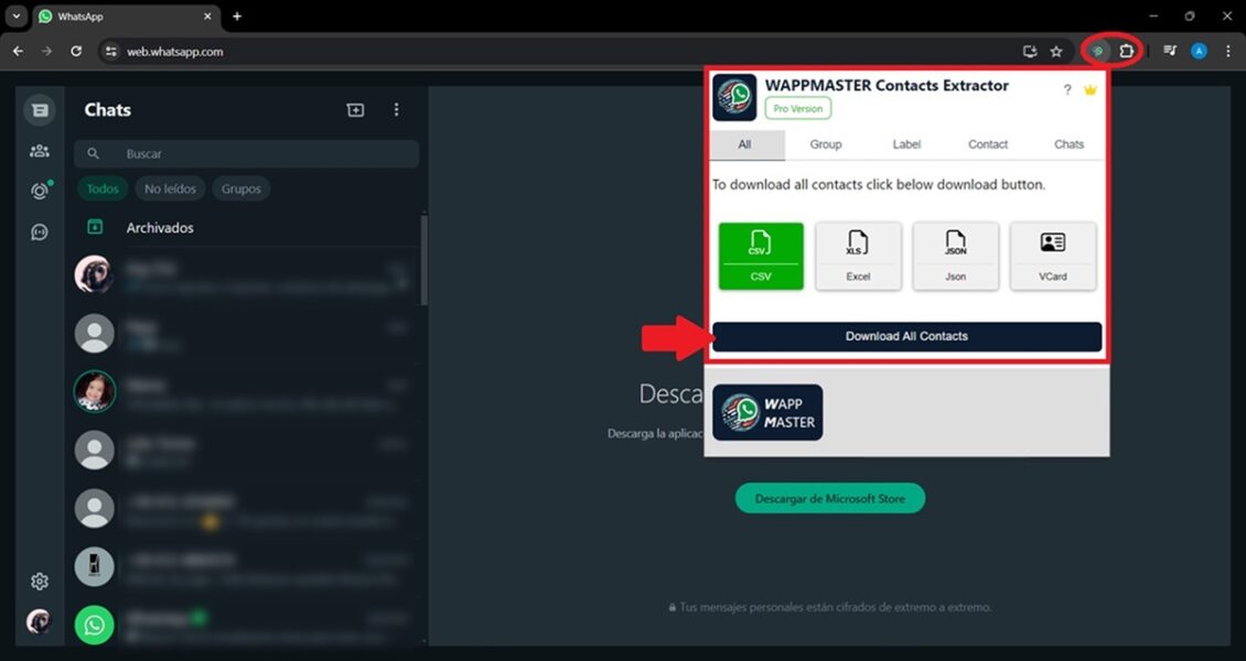 Cómo exportar e importar contactos de WhatsApp: guía 2025