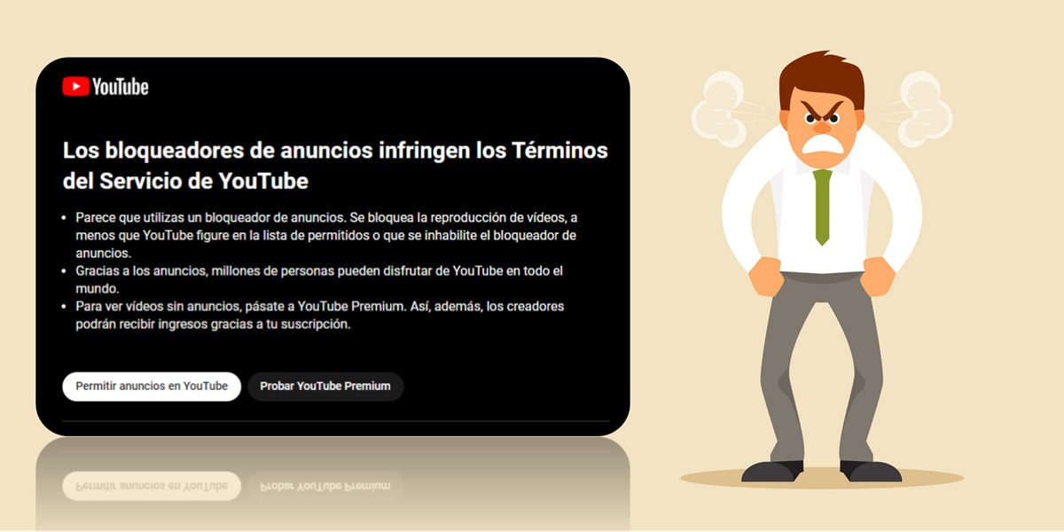Cómo quitar "los bloqueadores de anuncios no se permiten en YouTube"