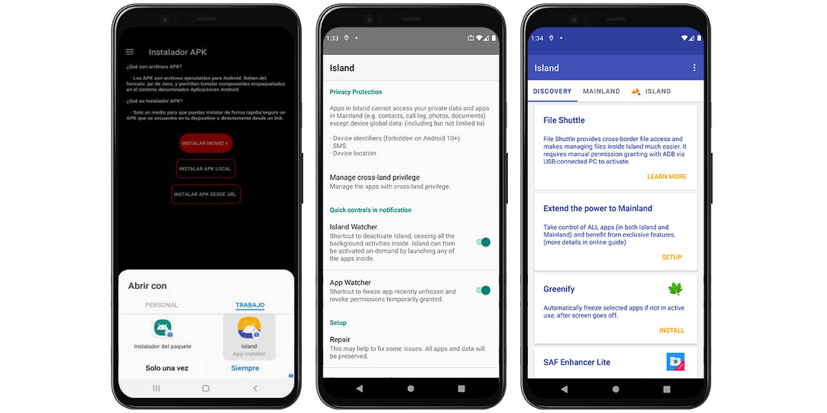 Island, un sandbox para Android que crea un espacio seguro en tu móvil
