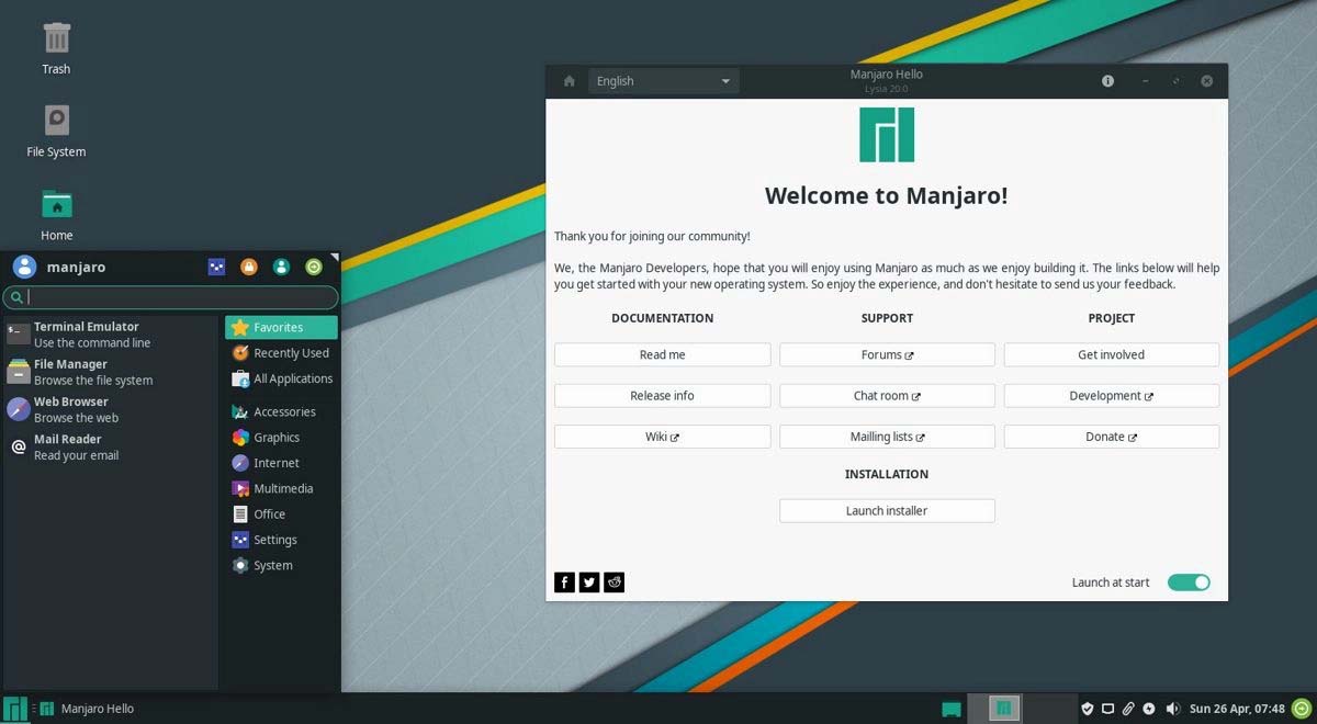 Manjaro, una versión de Linux para tablets Android e iPad