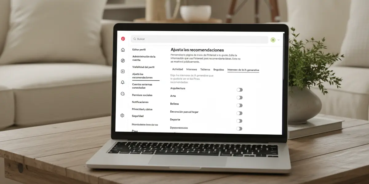 Cómo quitar las imágenes hechas con IA en Pinterest